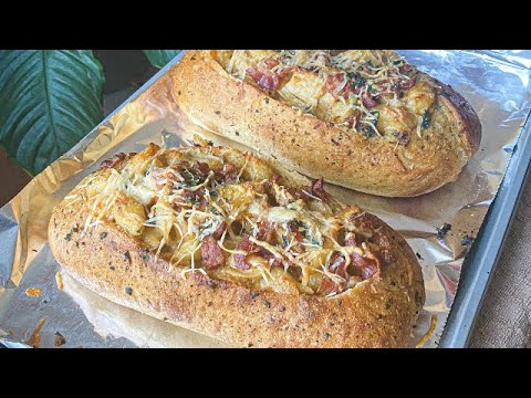 Dominos Pasta Bread Bowl But Better | Pasta Bread Bowl Recipe - YouTube