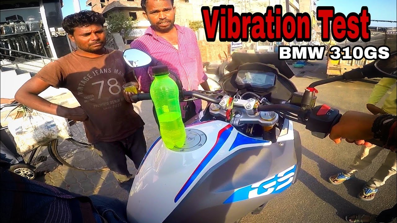 BMW G 310GS Vibration Test - YouTube