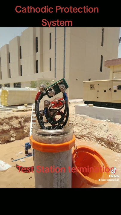 Cathodic Protection System test station Foundation and installation and ...