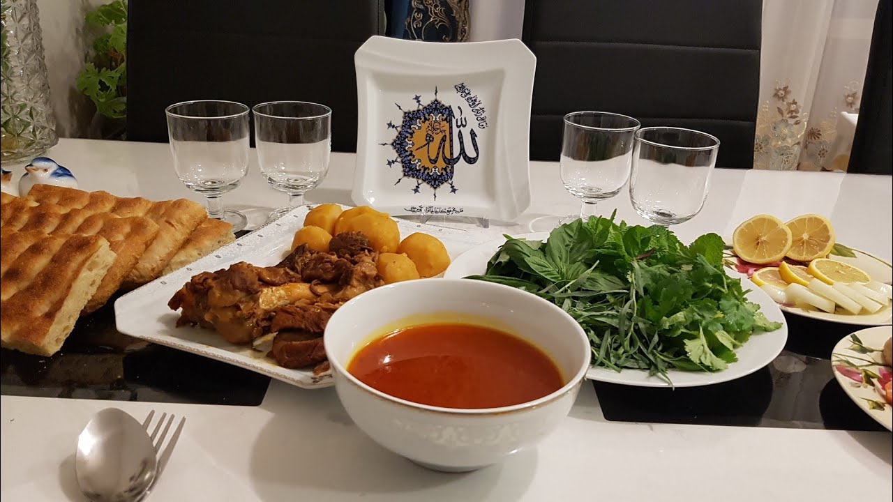 خوشمزه ترین طرزتهیه آبگوشت لاندی( قدید) The most delicious way to cook ...