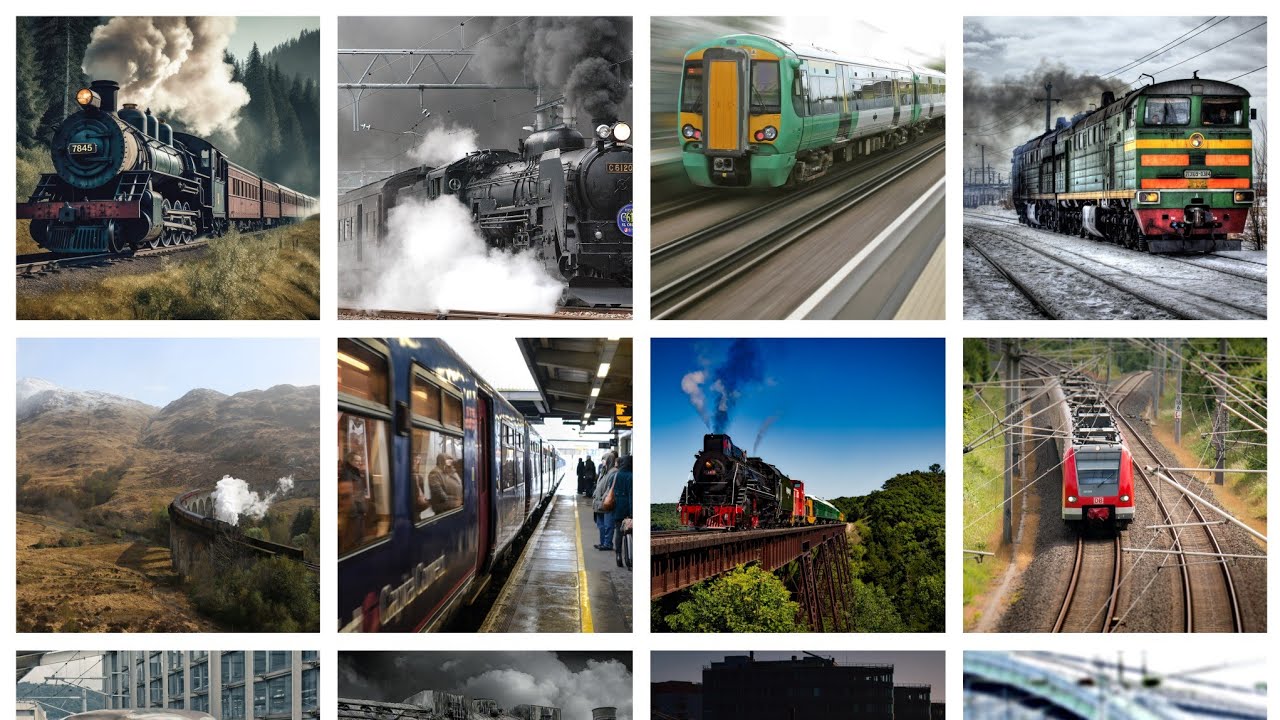 before and after train - YouTube
