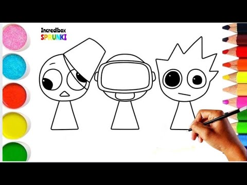 Incredibox Sprunki New Coloring Pages/ How to Color All Sprunki Brud ...
