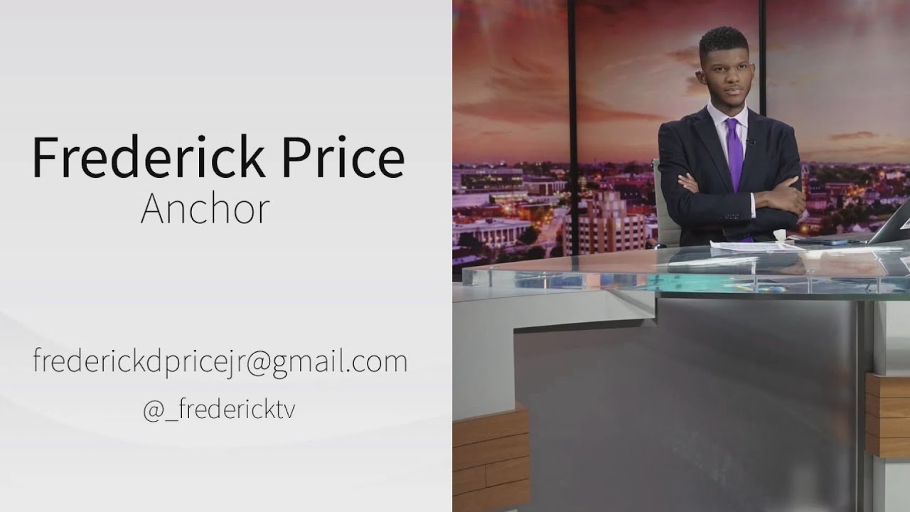 Frederick Price -- August 2024 anchor reel - YouTube