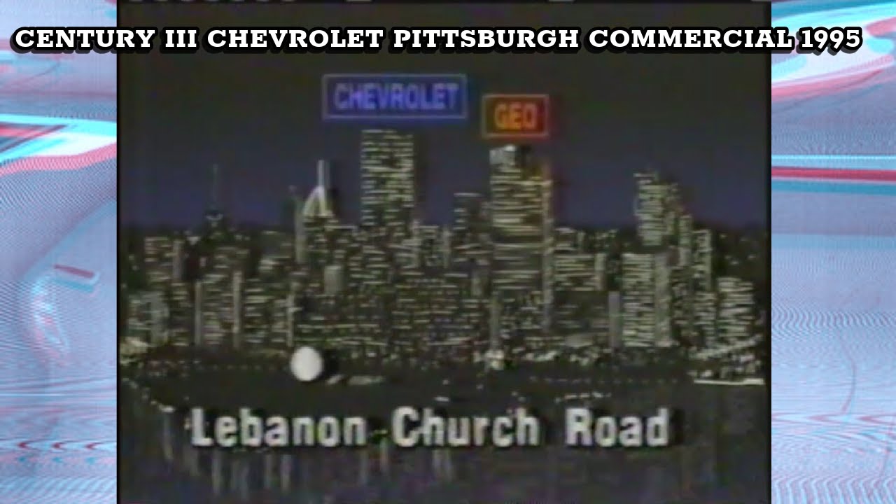Century III Chevrolet Commercial Pittsburgh 1995 - YouTube