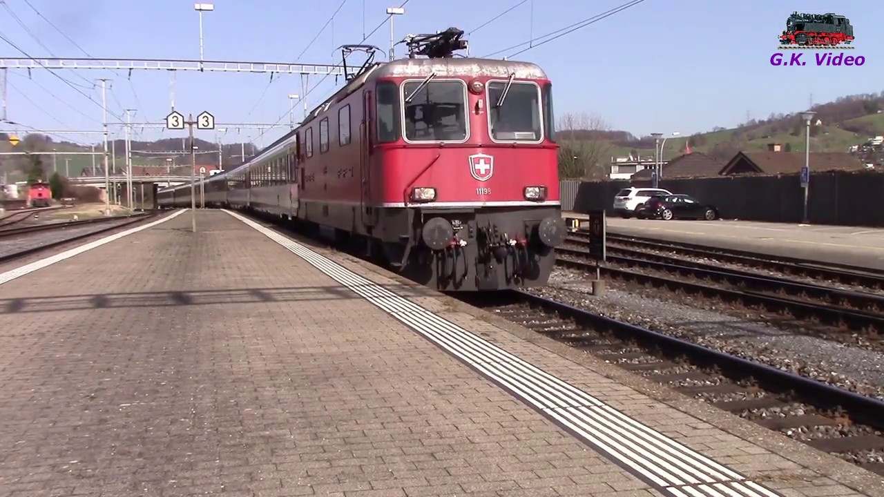Bahnhof Frick am 12.03.2017 - YouTube