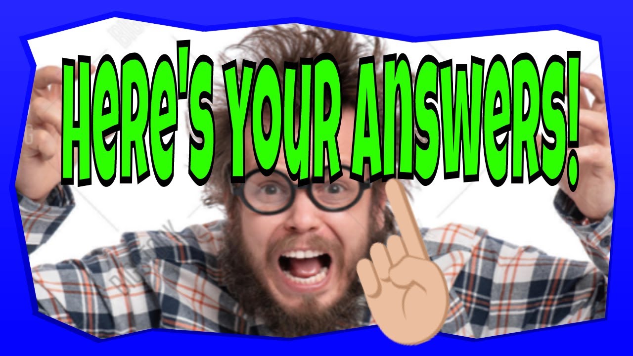 Here's your answers! - YouTube