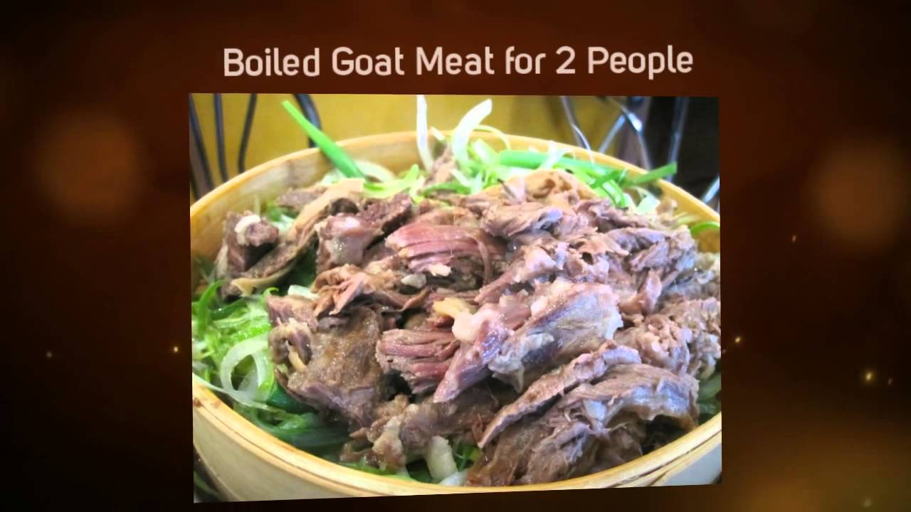 [Korean Food] Boiled Goat Meat 염소 수육 - YouTube