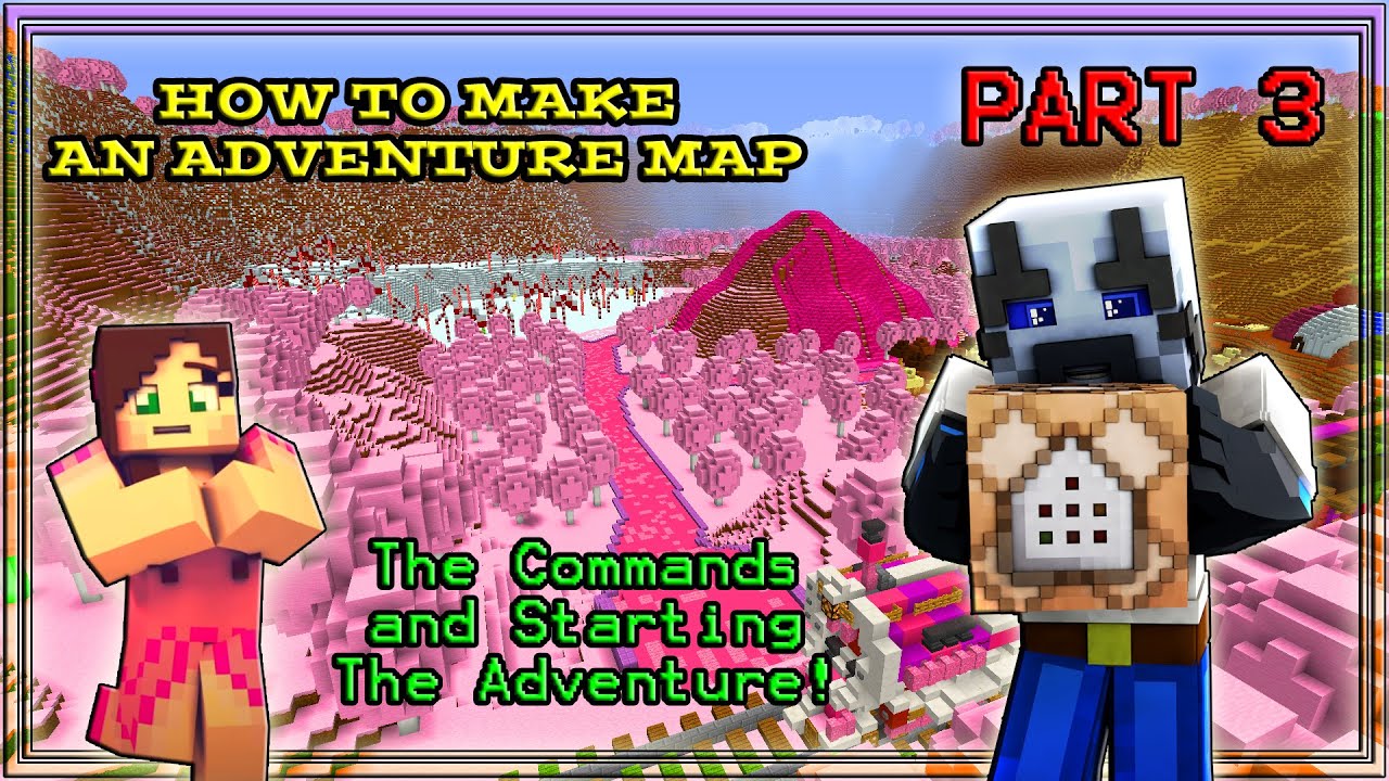 How I made GamingWithJen's Candy Land Adventure Map- Part 3 - Commands ...