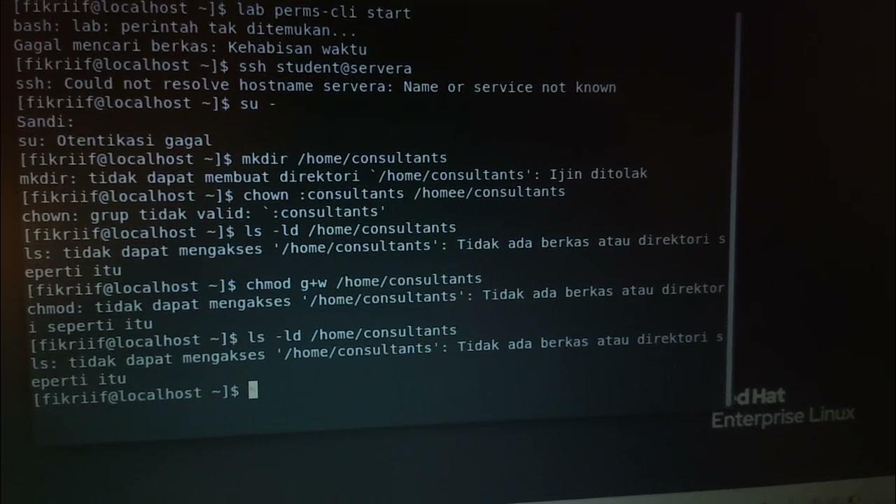 Chapter 7 Guided Exercise: Managing File System Permissions from the ...