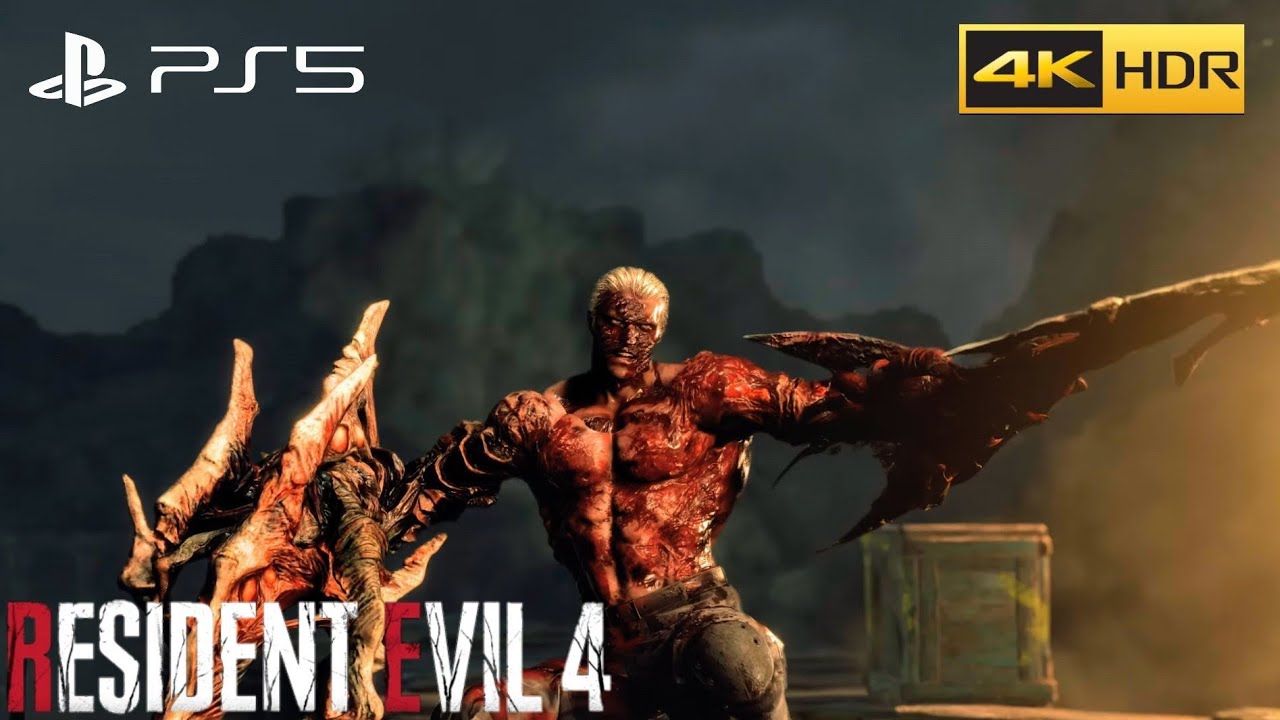 Resident evil 4 | Chapter 14 | Part 2 | Leon Vs Krauser | PS5 | 4K HDR ...