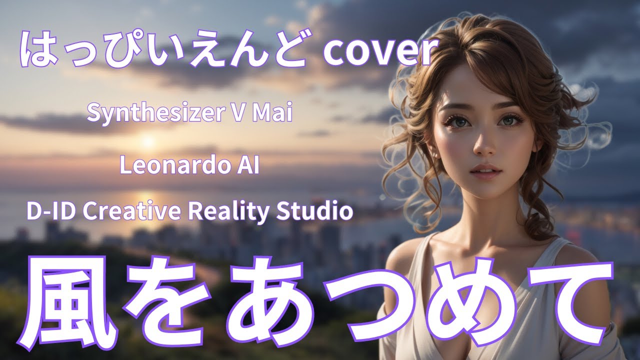 【AIが歌う】風をあつめて/はっぴいえんど cover【Synthesizer V】【Leonardo AI】【Creative Reality Studio】 - YouTube