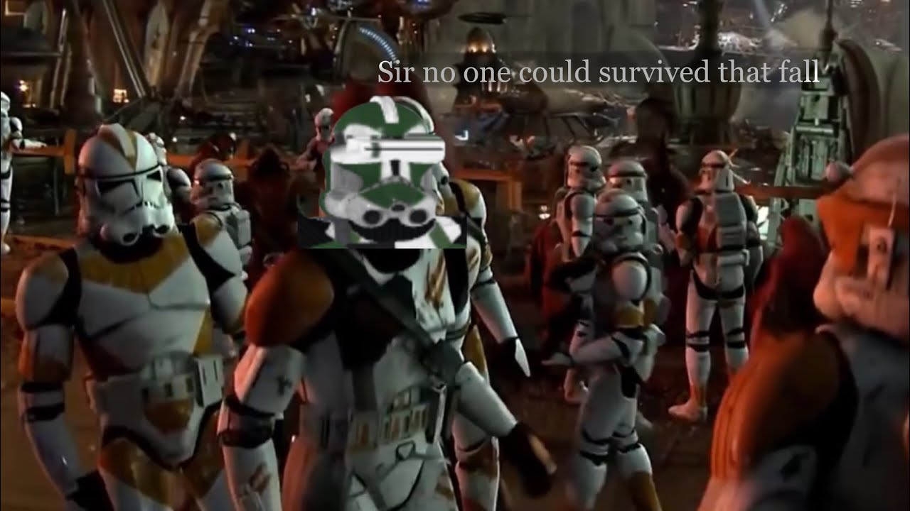 Sir no one could survived have that fall but in ROBLOX Coruscant ...