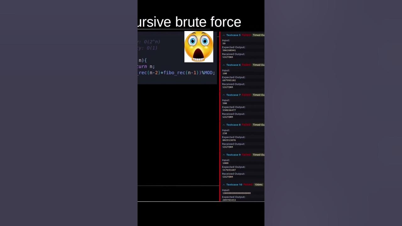 Fibonacci Iterative Recursion Memoization Matrix Exponentiation Not Optimal Oop Scared