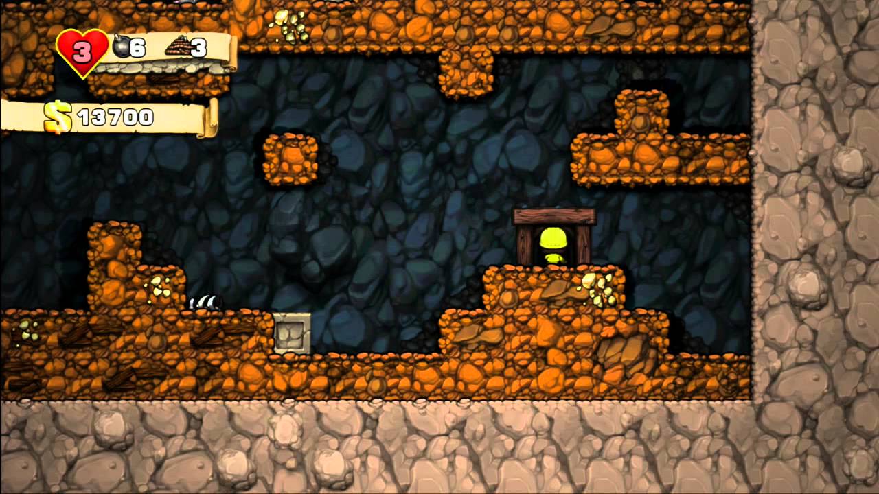 Spelunky PS3 Played by an Average Joe, Death #481 - YouTube