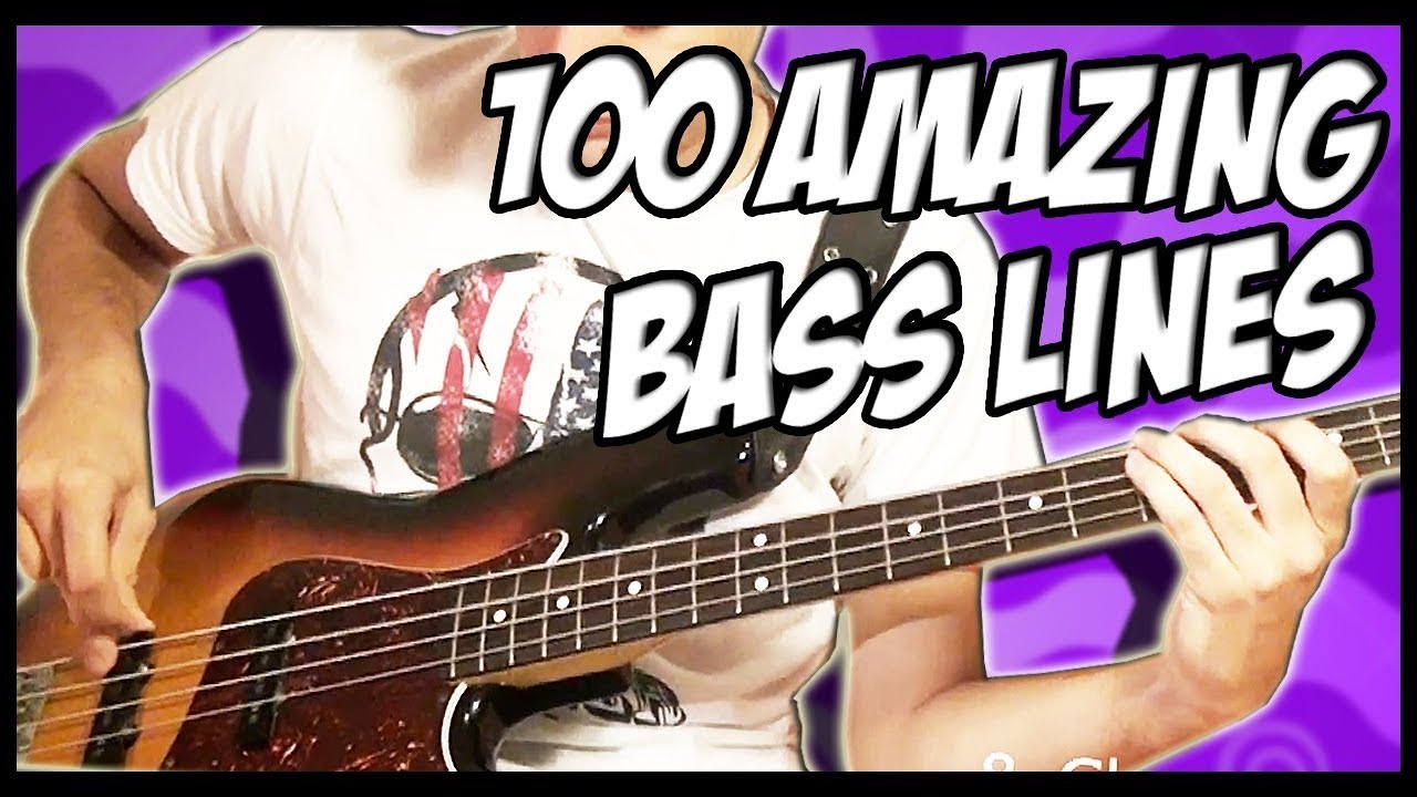 100 Amazing Bass Lines - YouTube