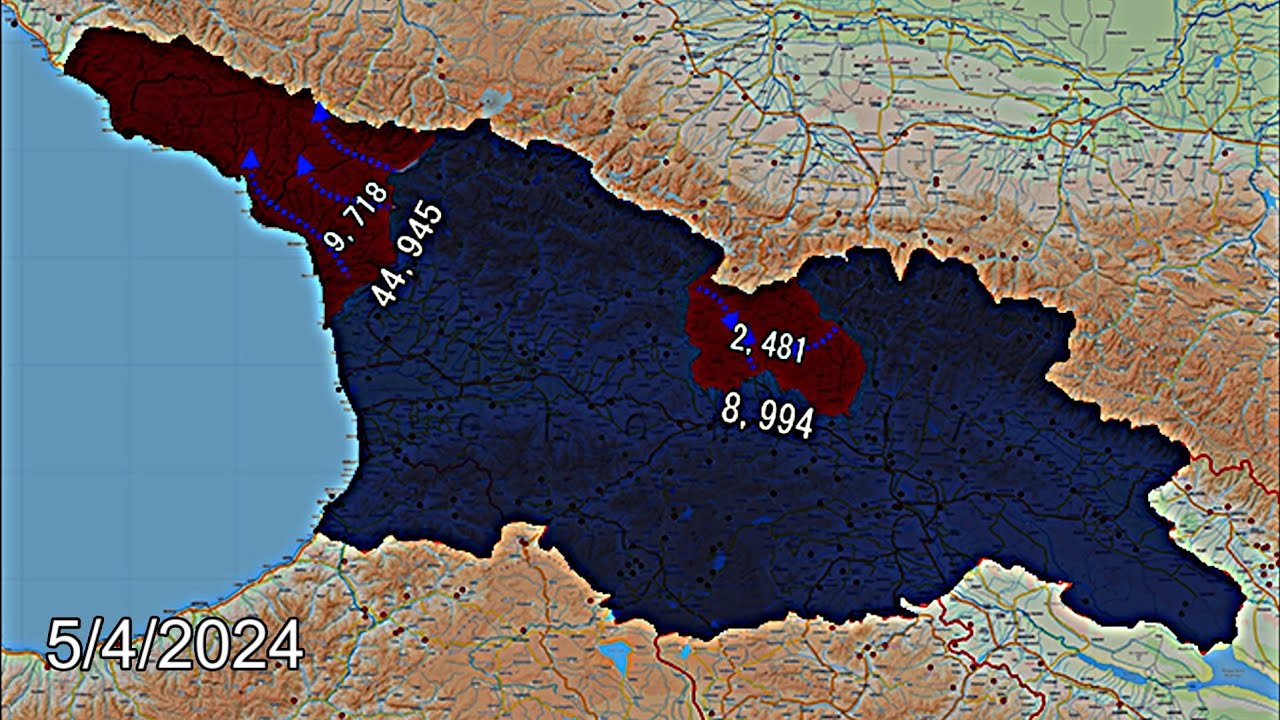 Alternative Future - Georgian War of Unification - #mapping #georgia # ...
