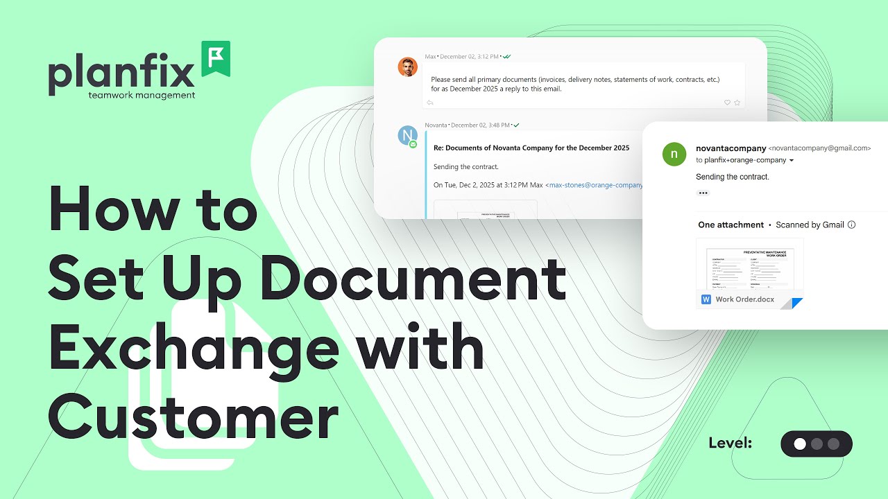 How to Set Up Document Exchange with Customer | Step-by-step Guides ...