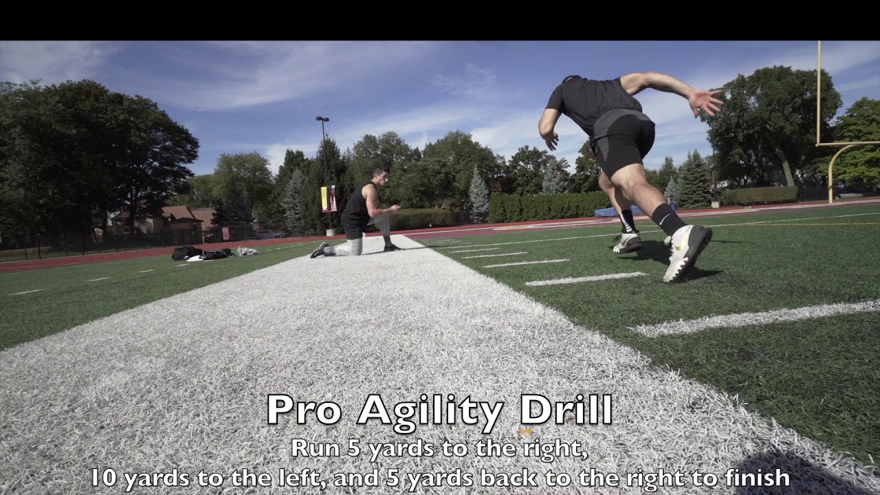 Pro Agility Drill - YouTube