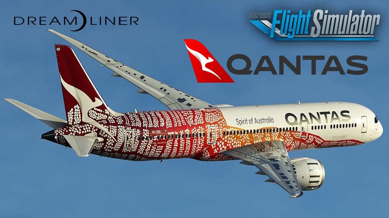 Realne Linie - QANTAS | Realne Loty | 16 | B787-9 Horizon - MSFS ️ ...
