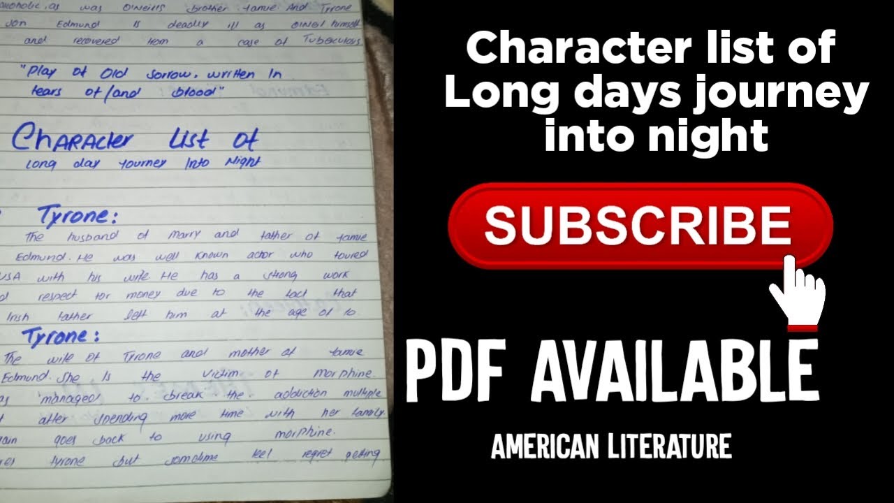 Question: Character list of Long Day’s Journey into Night - YouTube