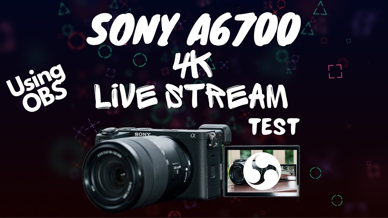 Sony a6700 Real World 4K Live Streaming Test Using OBS (Overheats in ...