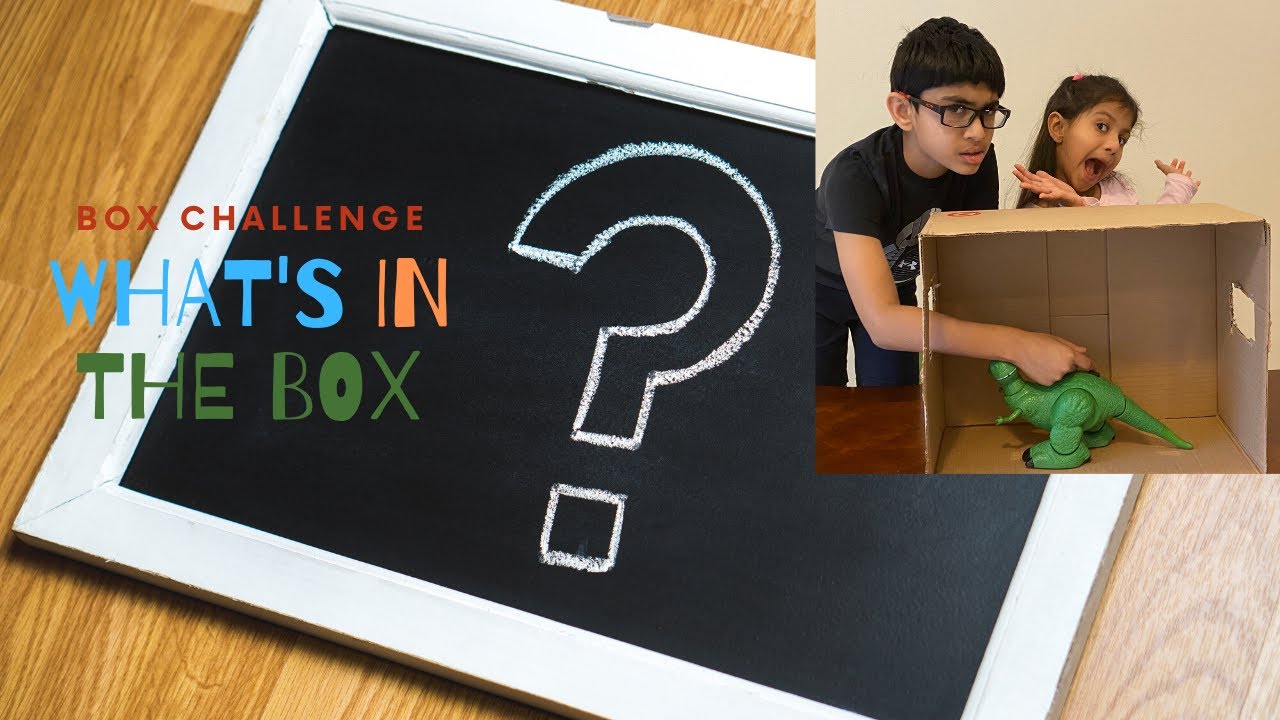 WHAT'S IN THE BOX CHALLENGE, A FUN ACTIVITY FOR EVERYONE - YouTube
