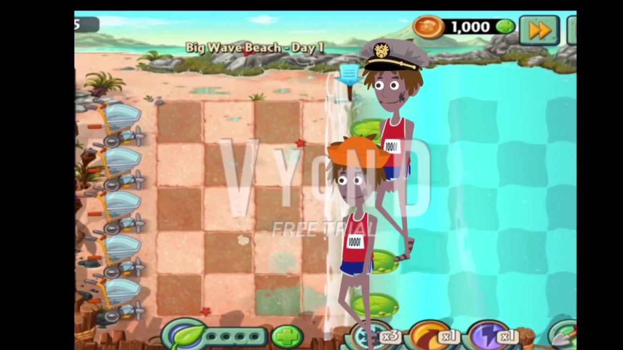 Plants Vs GoAnimate 2 Big Waves Beach Day 1 - YouTube