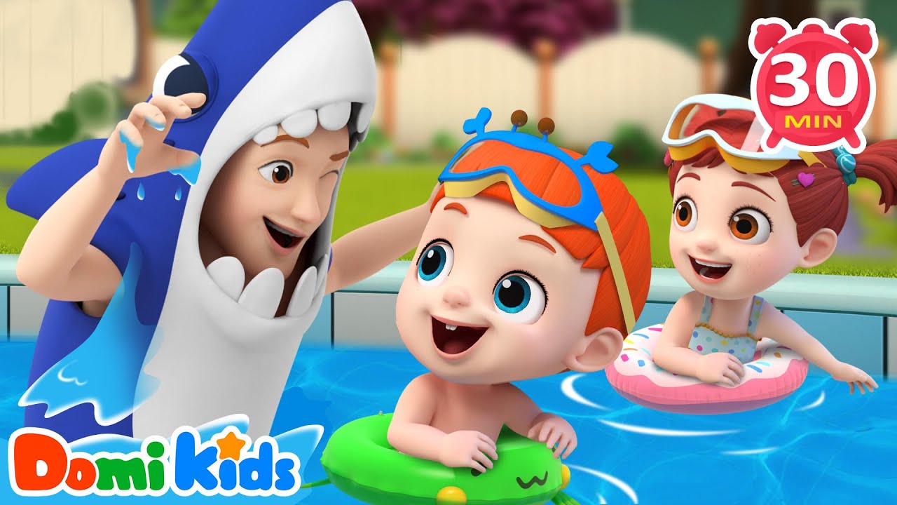 Splish Splash Swim with Baby Shark! 🦈💦 | Fun Kids Songs & Nursery ...