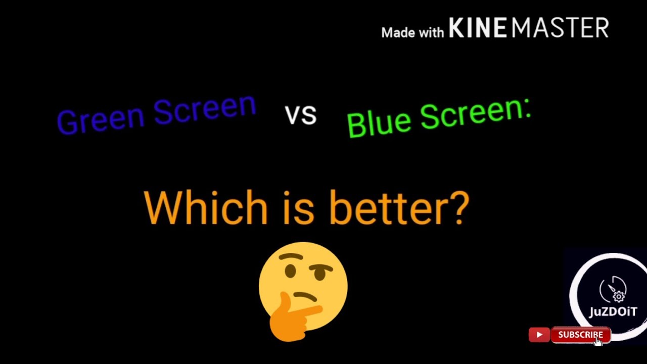 Green Screen vs Blue Screen: Which is better? I JuZDOiT - YouTube