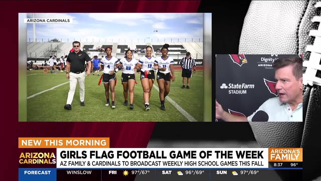Arizona Cardinals to broadcast high school girls flag football on ...