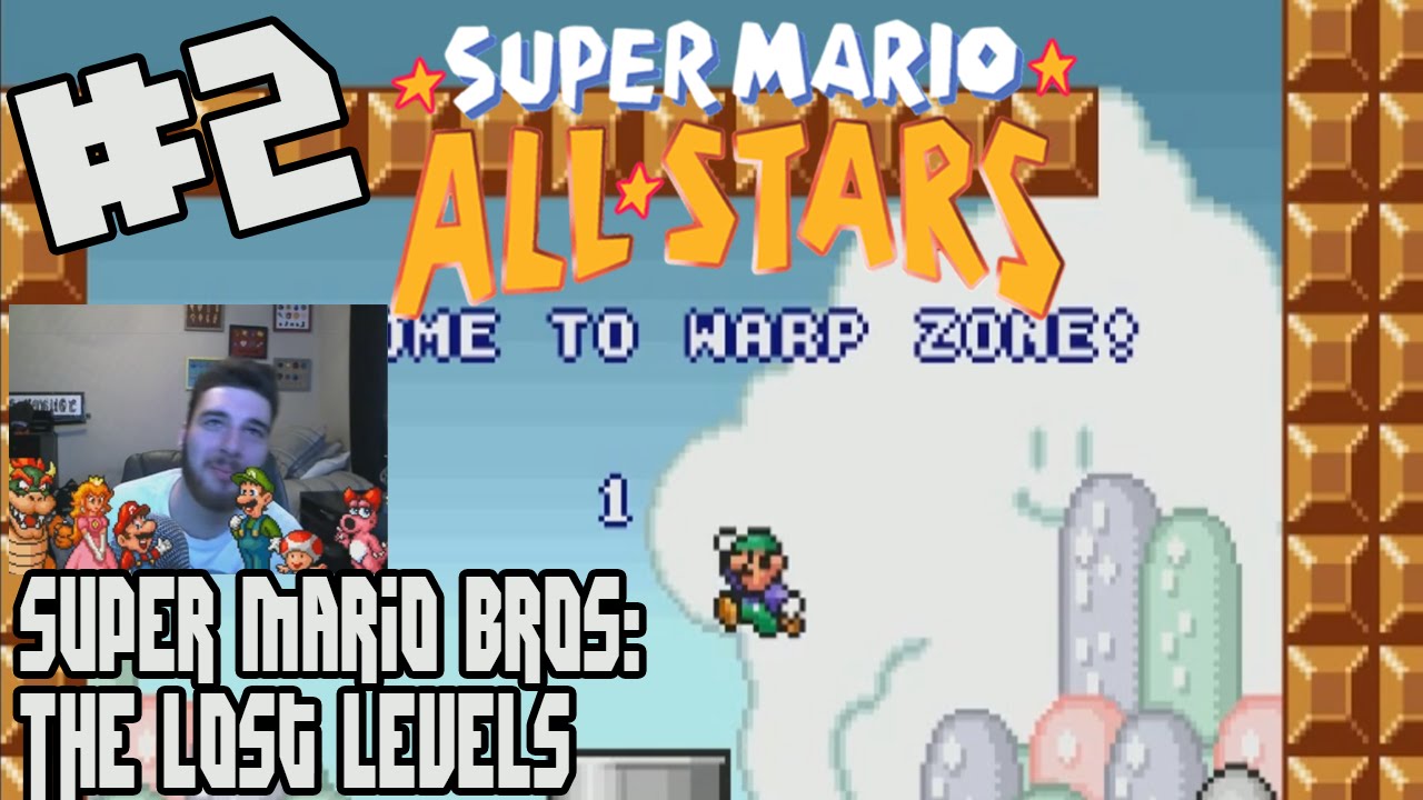 Super Mario All Stars - Super Mario Bros 2 The Lost Levels Part 2 - YouTube