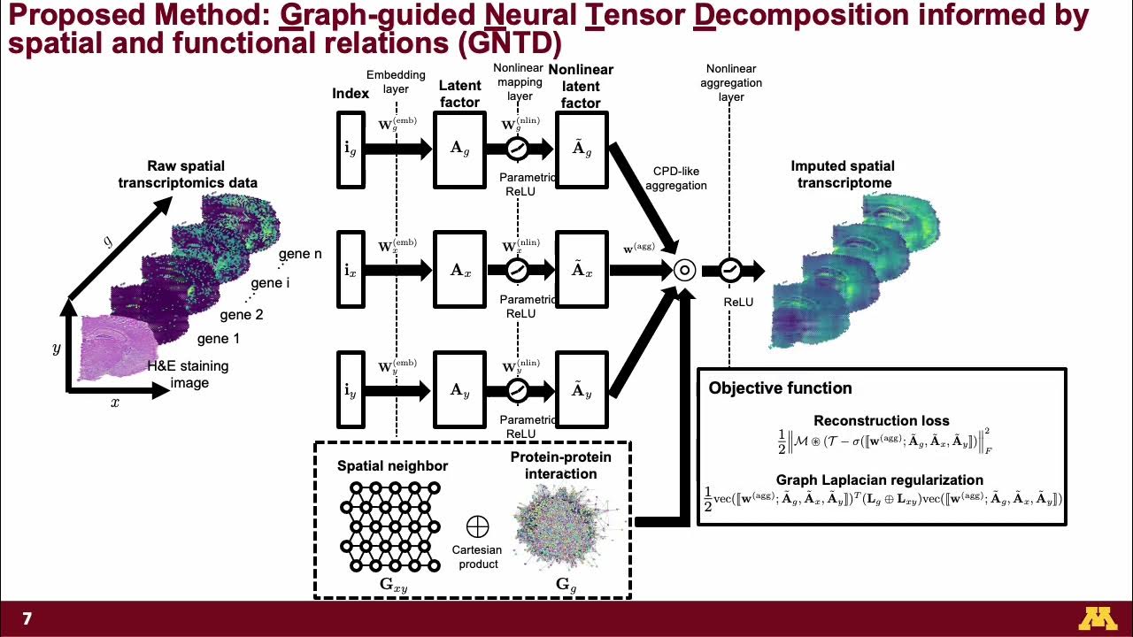 GNTD: reconstructing spatial transcriptomes with graph-guided... - Tianci Song - Poster - ISMB ...