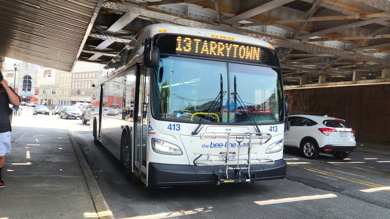 Westchester County Bee-Line System 2022 New Flyer XDE40 #413 - YouTube
