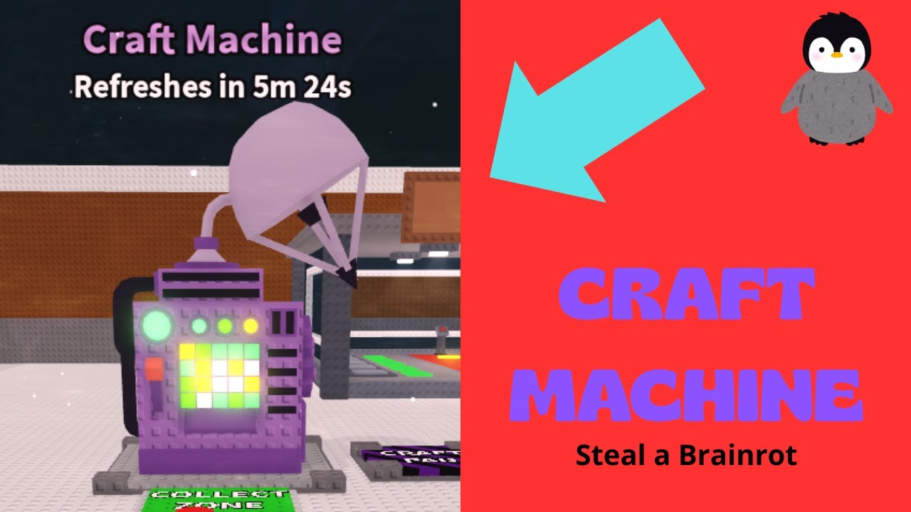CRAFTIAMO I NUOVI BRAINROT DALLA NUOVA CRAFT MACHINE su STEAL A ...