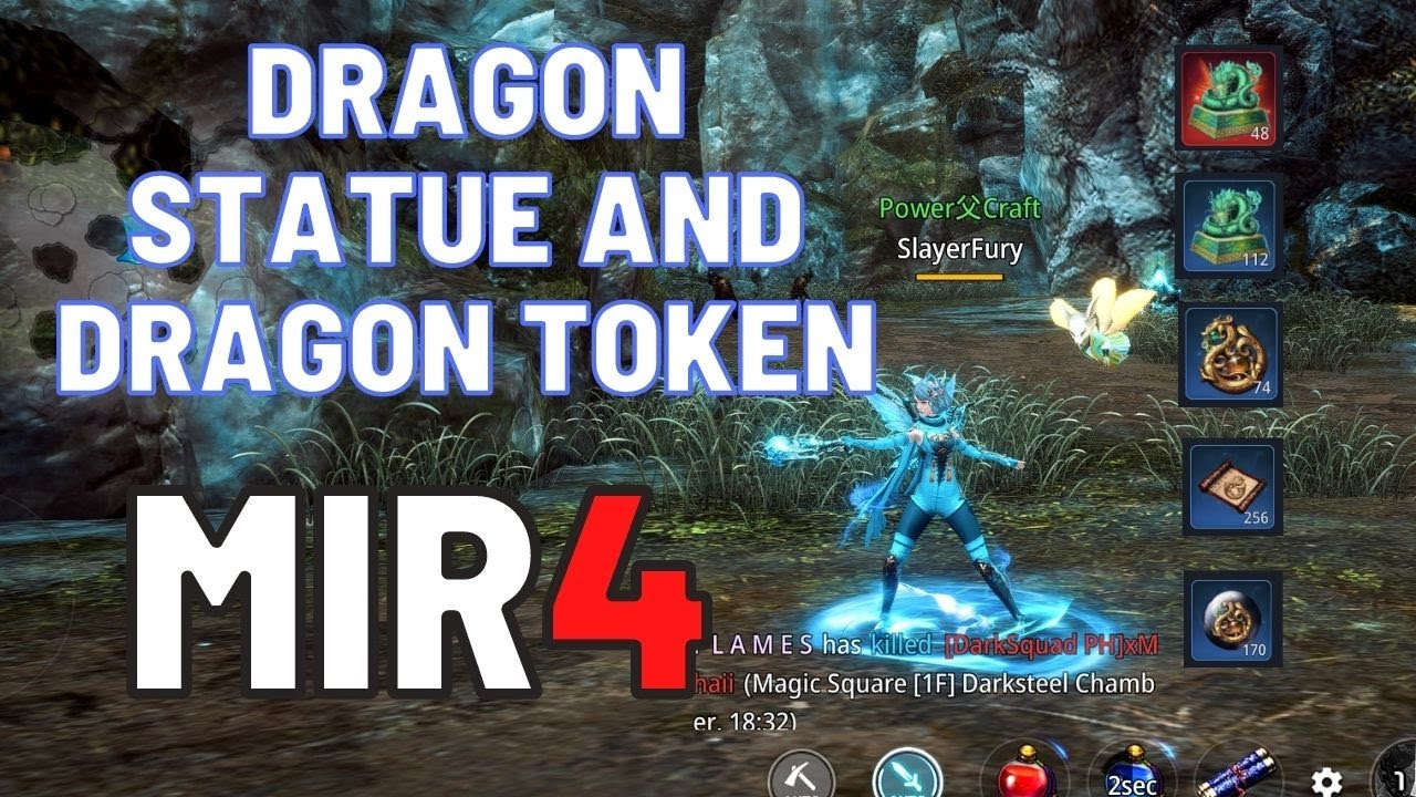 MIR4 GUIDE : DRAGON STATUE AND DRAGON TOKEN EXPLAINED (TAGALOG) - YouTube