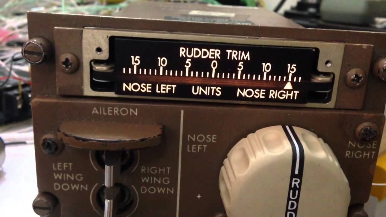 Rudder Trim Synchro Test - YouTube