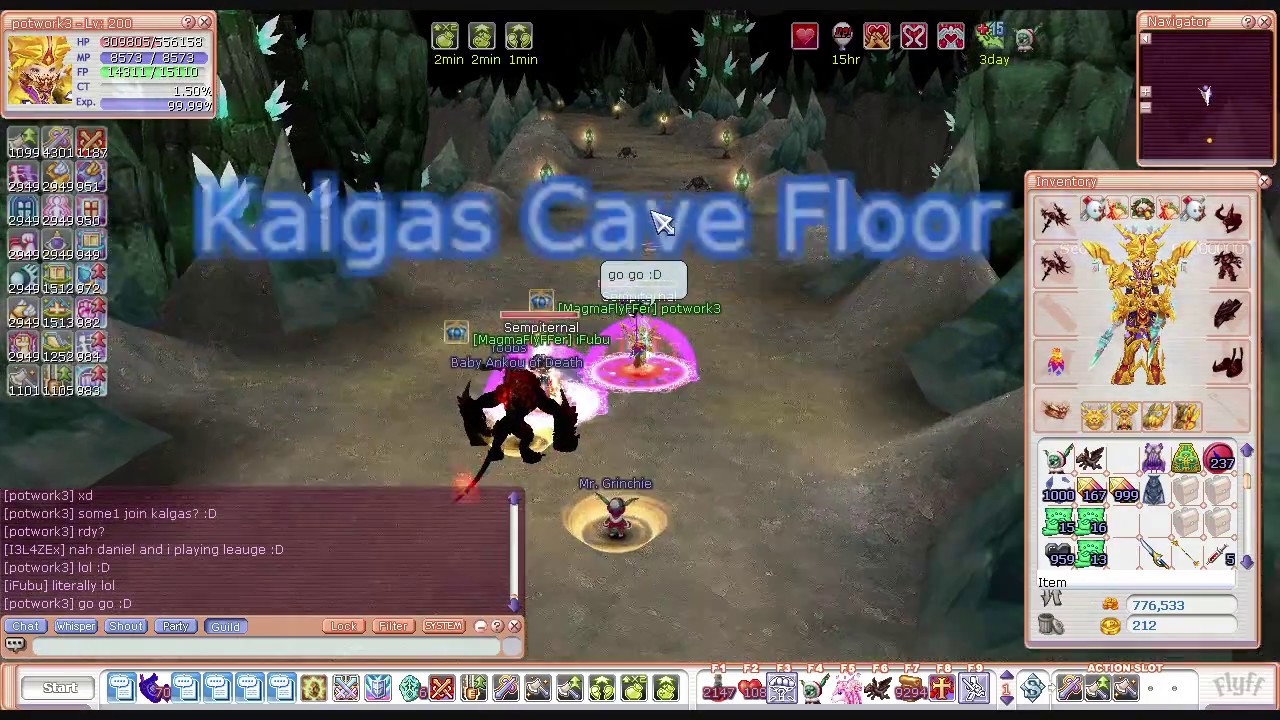 Magma Flyff Kalgas Cave 22.03.2017 by potwork3 - YouTube