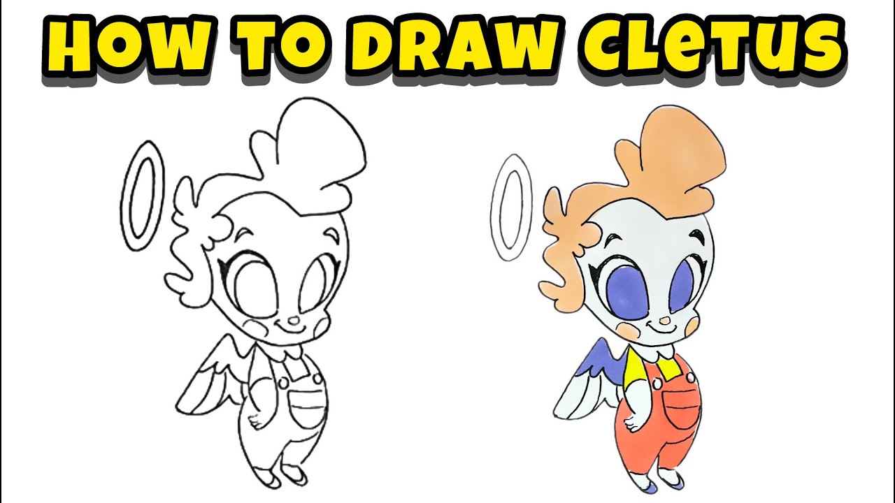 How to Draw Cletus from Helluva Boss (Hazbin Hotel) – Step By Step ...