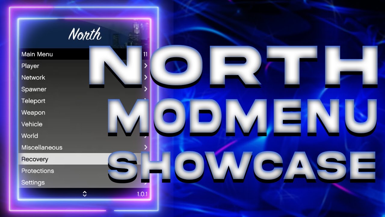 North Mod Menu ( MONEY LOOP+RECOVERY) (UNDETECTED*) GTA 5 ONLINE # ...