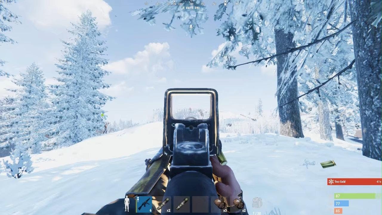 Rust 1 v 2 full kits but got grubbed by custom - YouTube