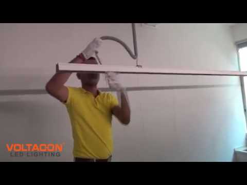 LED Linear Lighting System - new installation - YouTube