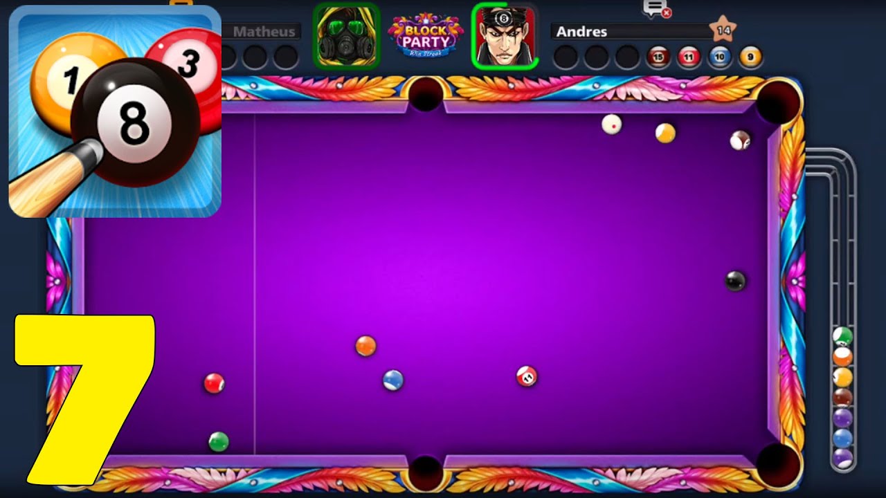 8 Ball Pool : Gameplay Walkthrough | Part 7| IOS, Android - YouTube