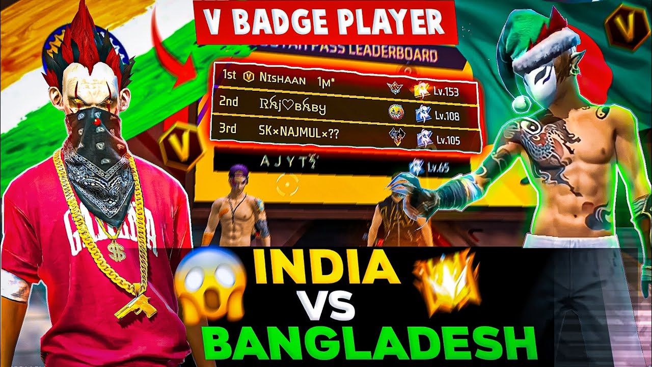 GRANDMASTER LOBBY🔥BANGLADESHI V BADGE YOUTUBER IN MY GAME 🤯 MUST BE ...