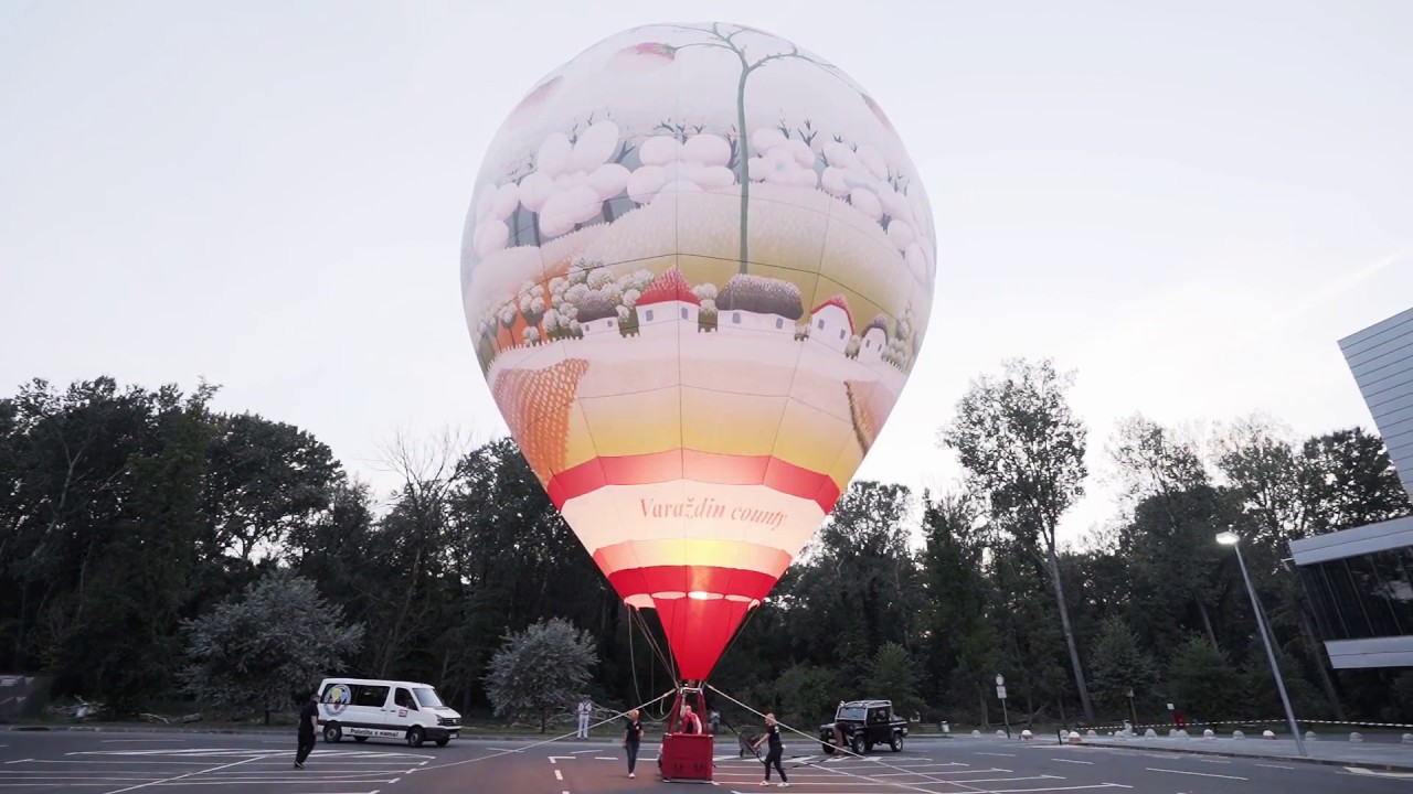 Leteća Svečanost cvijeća - predstavljanje balona Varaždinske županije ...