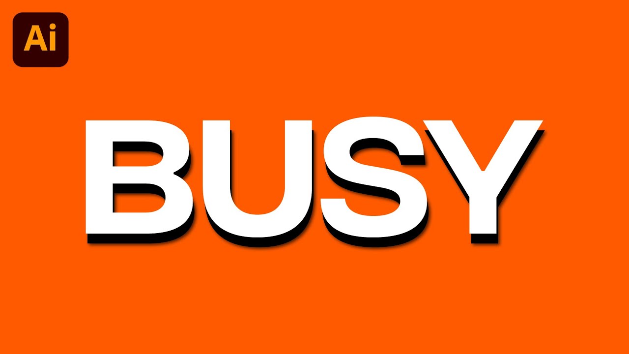 EASY 3D Text EFFECT in illustrator Tutorial | Graphic Design Tutorial | Great Design Studio ...