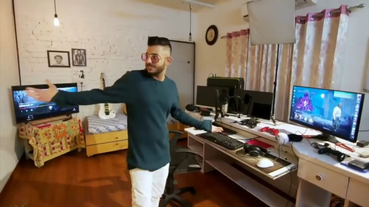 Carryminati house and his 20 lakh worth studio🤒🔥 | Its gorgeous | - YouTube