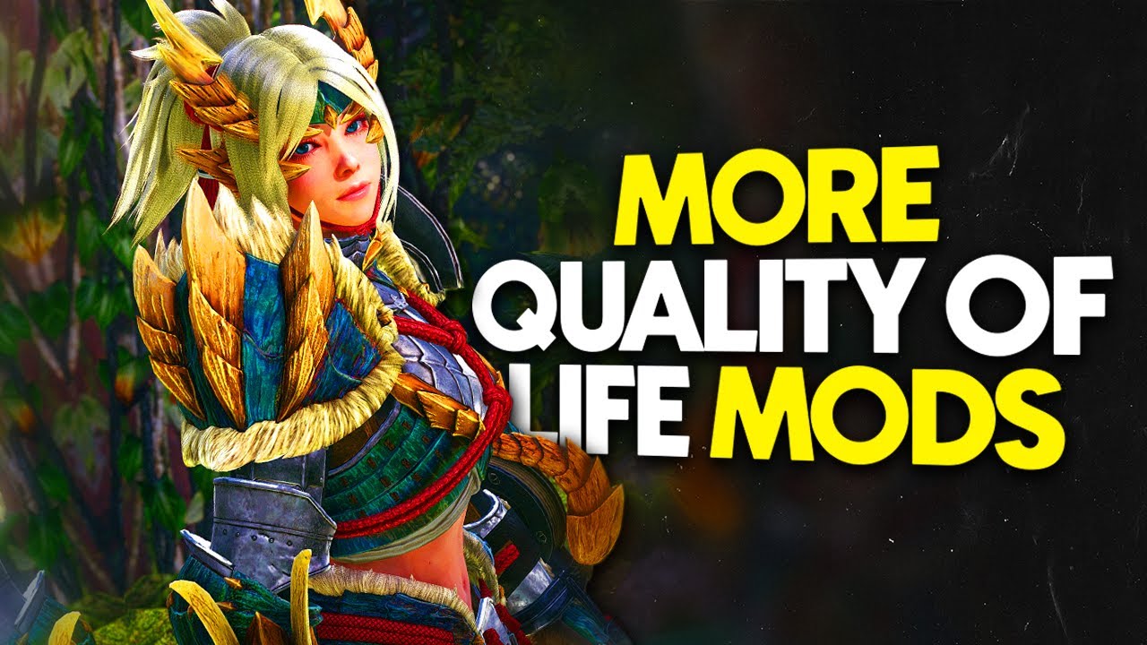 6 QUALITY OF LIFE Mods That You Should Have in Monster Hunter World ...