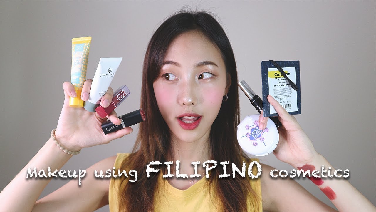 Trying KPOP Makeup using FILIPINO Cosmetics?! 필리핀 화장품으로 아이돌 메이크업 해보기 ...