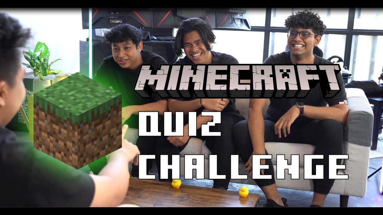 Minecraft Quiz Challenge with HafiyTheDude - YouTube