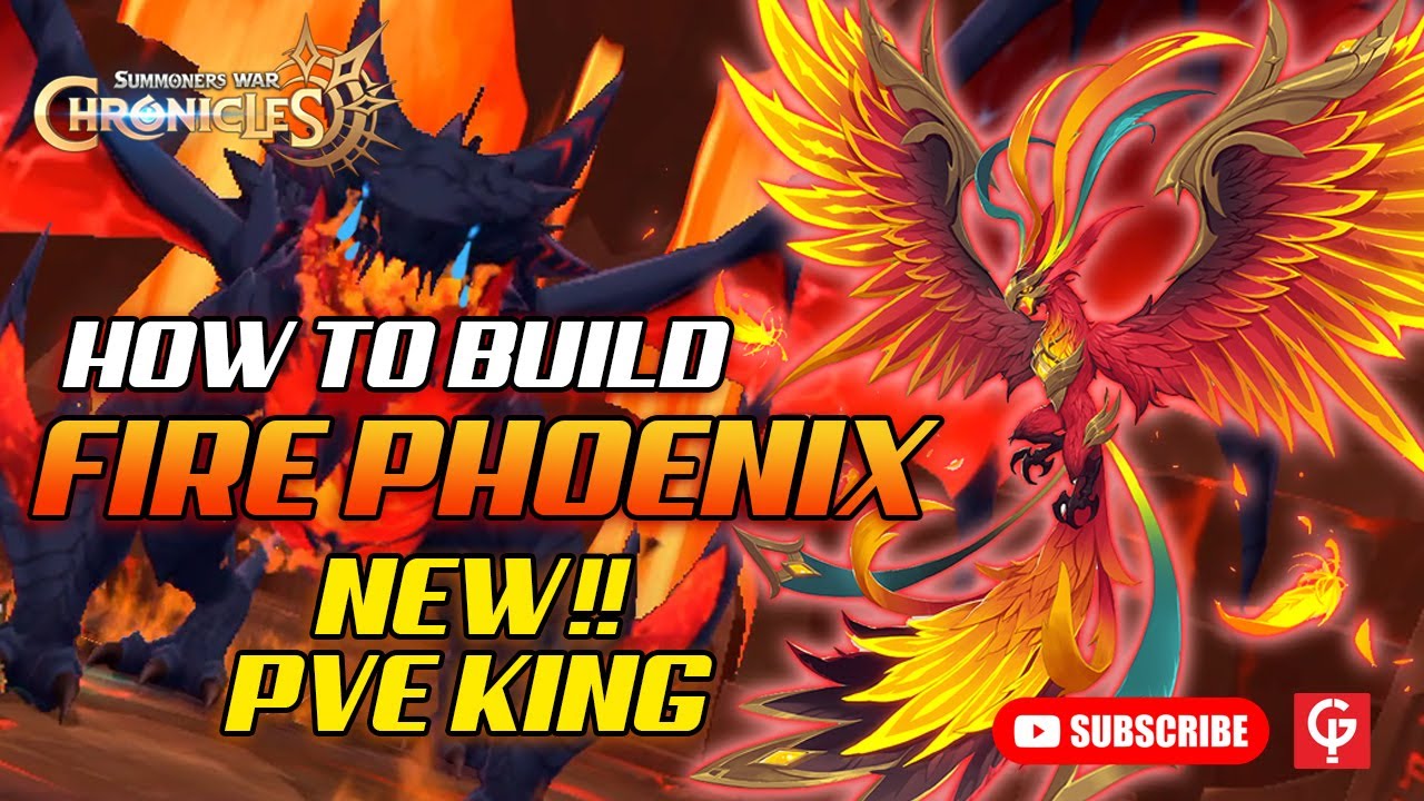 HOW TO BUILD PHOENIX FIRE SUMMONERS WAR CHRONICLES.. NEW PVE KING ??? - YouTube